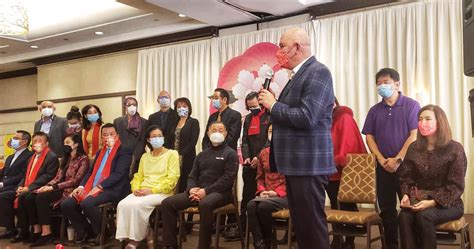 กงสุลใหญ่เข้าร่วมพิธีเปิดงานฉลองเทศกาลตรุษจีนประจำปี 2565 สถานกงสุลใหญ่ ณ นครนิวยอร์ก