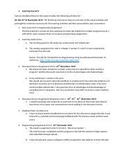 Cs Unit Learning Journal Docx Learning Journal Task Accomplished Thus Far This Week