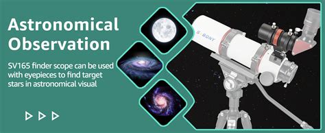 Svbony Sv165 40mm Mini Guide Scope F4 Finder Scope With Scale Astronomy