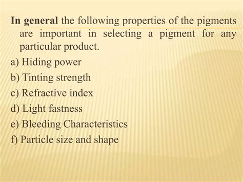 Pigments Pptx Painting Arts And Crafts Pigments Pptx Painting Arts And Crafts