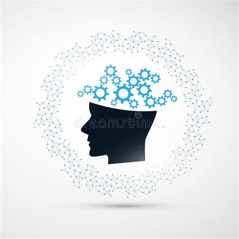 Abstract Machine Learning Artificial Intelligence And Neural Networks Design Concept With