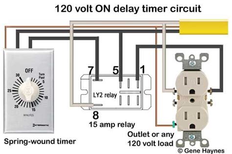 How To Wire Off Delay Timer Electrical Circuit Diagram Electrical Wiring Diagram Timer