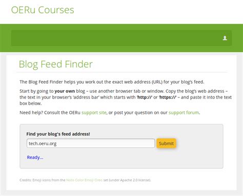 the oeru blog feed finder oeru technology blog