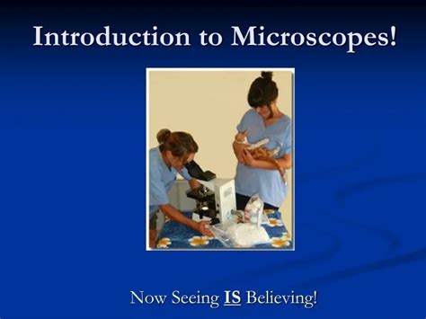 PPT Introduction To Microscopes PowerPoint Presentation Free Download ID