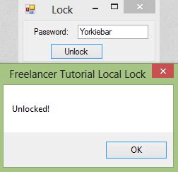 How To Create A Local Password Lock In Visual Basic SourceCodester