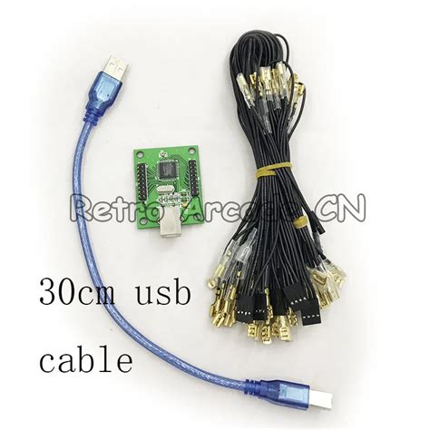 30cm Usb Cable 2 Player USB Arcade Controller Adapter Arcade Machine Accessories Game Rocker