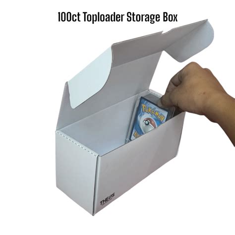 100 Count Toploader Storage Box Theospro