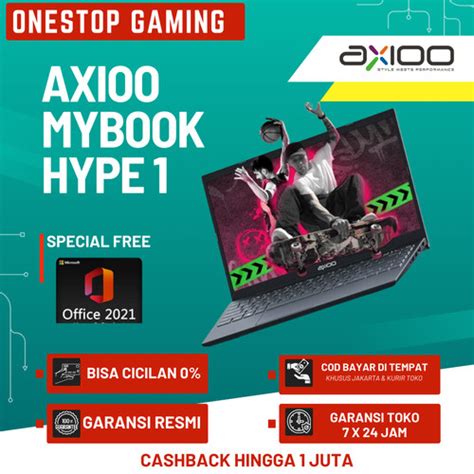 Promo Axioo Mybook Hype Celeron N Gb Gb Ssd Gb Gb Hd W Grey Gb Non