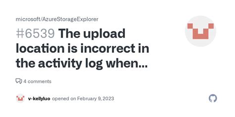 The Upload Location Is Incorrect In The Activity Log When Uploading