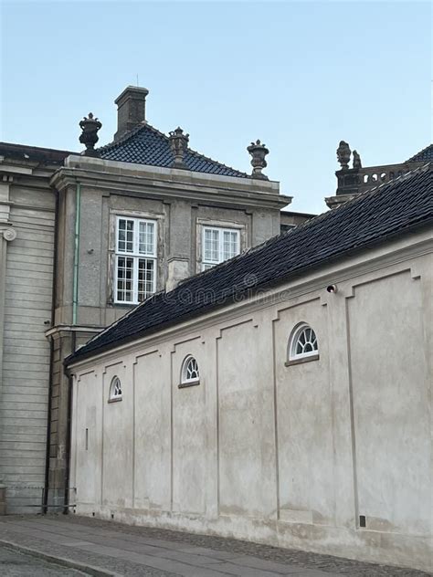 Amalienborg Palace In Copenhagen Denmark Stock Image Image Of