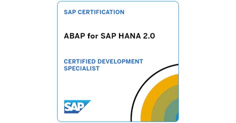 Sap Certified Development Specialist Abap For Sap Hana 2 0 Credly