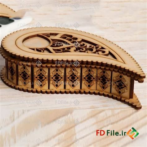 دانلود فایل برش لیزر جعبه چوبی طرح برش لیزر جعبه