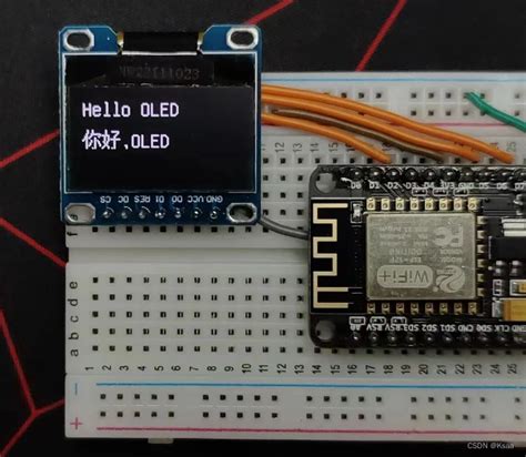Esp8266 Nodemcu——hw Spi点亮oled使用u8g2库 哔哩哔哩