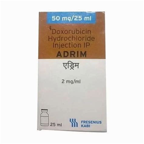 Doxorubicin Hydrochloride Injection Ip At Vial Doxorubicin Hydrochloride Injection In