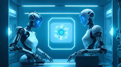 Ai 생성 최첨단 실험실 로봇 빛나는 Pixabay의 무료 이미지 Pixabay