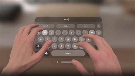Apple Demos How Vision Pro Virtual Keyboard And Controls Work Sound