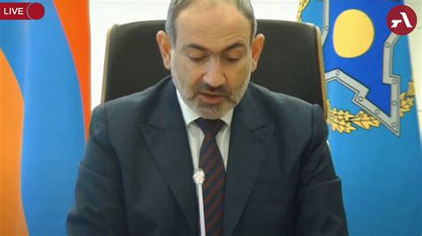 Речь премьер министра Никола Пашиняна на онлайн заседании Совета Коллективной безопасности ОДКБ