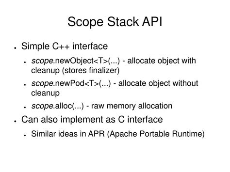 ppt scope stack allocation andreas fredriksson dice powerpoint presentation id 5522090