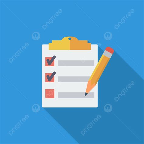 Clipboard With Pen Voting Pencil Vector Vector Voting Pencil Vector