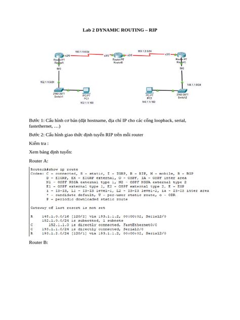 Lab 2 Dynamic Routing Pdf