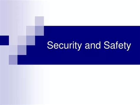 PPT Security And Safety PowerPoint Presentation Free Download ID 2887314