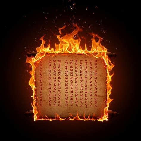an ancient scroll featuring mysterious red symbols in rows is