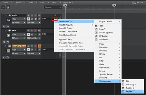 how to insert native instruments plug ins in cakewalk native instruments