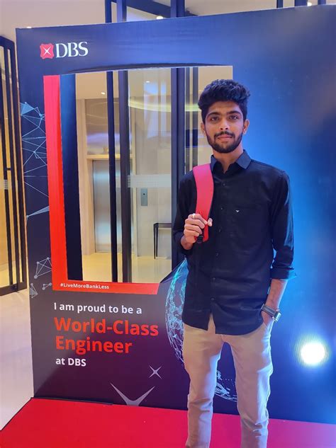 Fayaz Shaik On Linkedin Firstjob Dbsbank Dbstech Dbstechindia Dbs