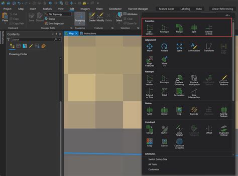 Add Section For Recent In Tools Section Of Edit Esri Community