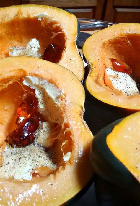Roasted Maple Jelly Squash Lovefoodies