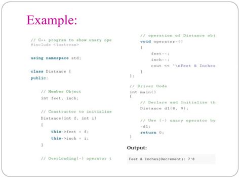 Operator Overloading And Type Conversion In Cpp PPT