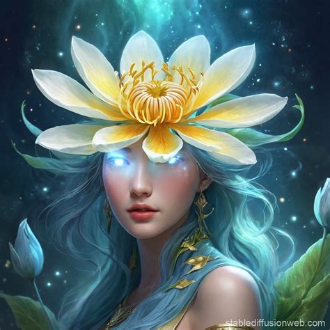 Non Realistic Beautiful Flower Stable Diffusion Online