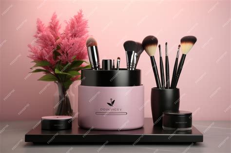 Premium Ai Image Tool Makeup Brushes Fashion