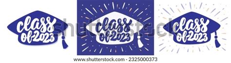 Class 2023 Vector Handwritten Letterings Stock Vector Royalty Free 2325000373 Shutterstock