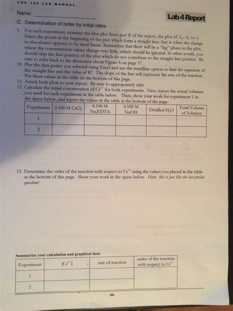 Solved He 18 S Lab Manual Partners Name Lab4 Report Lab