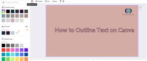 How To Outline Text On Canva Easy Step Quick Solution