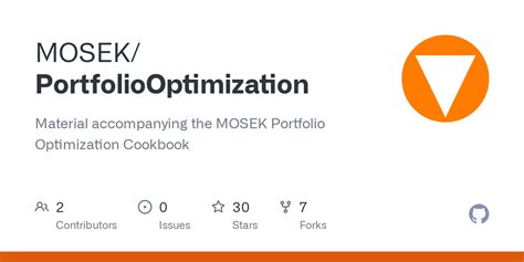 Github Mosekportfoliooptimization Material Accompanying The Mosek