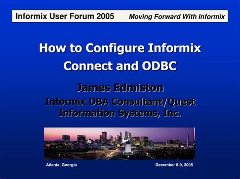 Ppt How To Configure Informix Connect And Odbc Powerpoint Presentation Id2886481