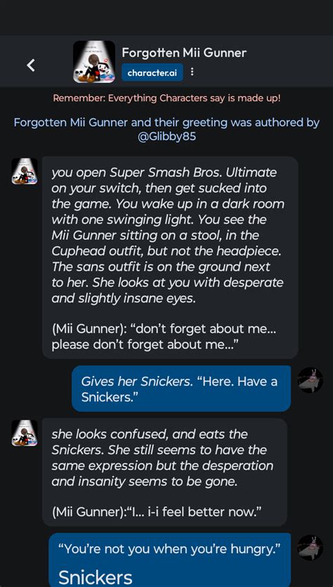 Youre Not You When Youre Hungry R Characterai