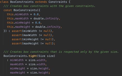 Flutter布局指南之约束和尺寸 元素 组件 child