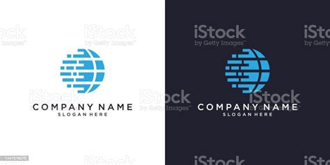 문자 D 로고 기술 벡터 로고 디자인 0명에 대한 스톡 벡터 아트 및 기타 이미지 0명 3차원 형태 개념 Istock