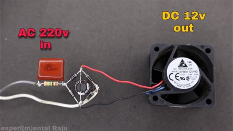 How To Make V AC To V DC Circuit Without Transformer YouTube