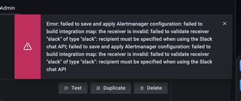 Alerting Slack Contact Point Is Missing Front End Validation · Issue