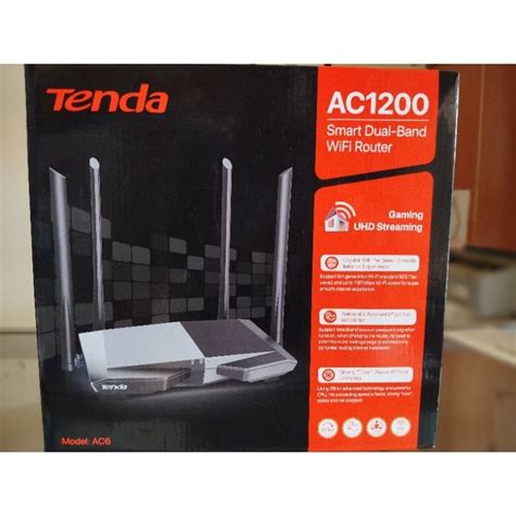 Tenda AC6 AC1200 Smart Dual Band Wireless Router Shopee Malaysia