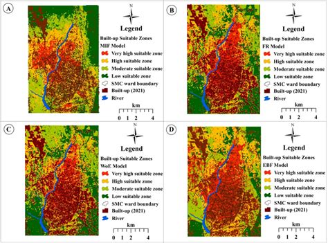 Built Up Area Suitability In Smc Area And Its Adjacent Part Using Four Download Scientific