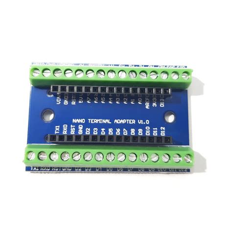 placa shield de expansão para arduino nano soldado makkers