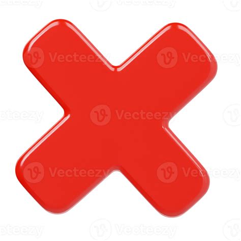 Reject Icon 3d Rener Illustratio 46486790 Png