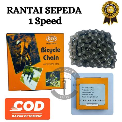 Jual Rantai Sepeda Single Speed Rante Sepeda Untuk Semua Jenis Sepeda 1 Single Speed ½ x 1 8 x
