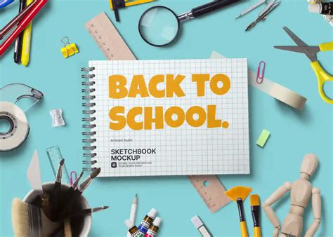 Free Online Notebook Mockup Templates And Items — Mockup Zone