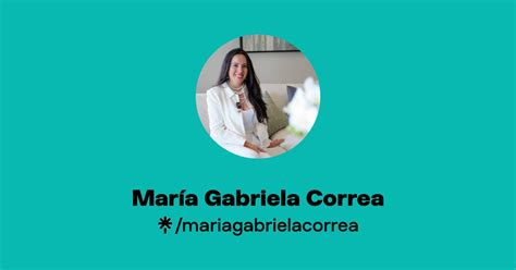 María Gabriela Correa Instagram Facebook Linktree